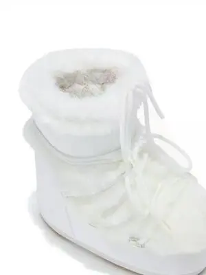 Moon Boot Icon Low Faux-fur Boots - White