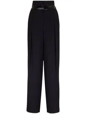 Brunello Cucinelli Sequin-embellished High-waist Trousers