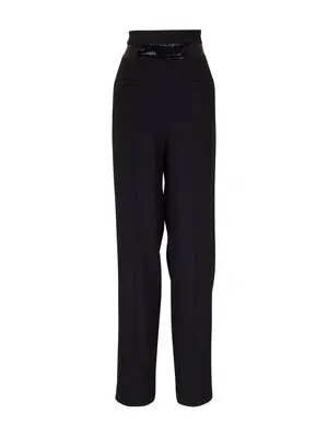 Brunello Cucinelli Sequin-embellished High-waist Trousers