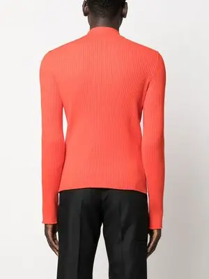COURREGES Ribbed Knit Jumper - Red
