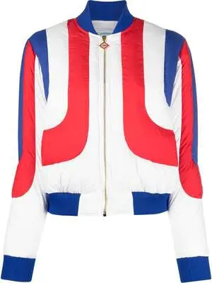 Casablanca Zip-fastening Padded Jacket - White