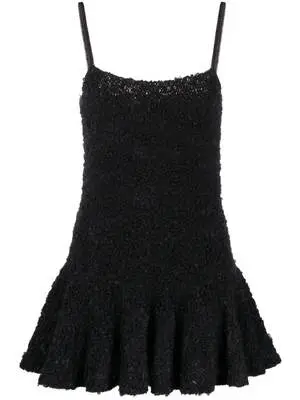 JIL SANDER Bouclé Knitted Minidress