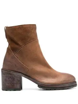 Moma 70mm Leather Ankle Boots