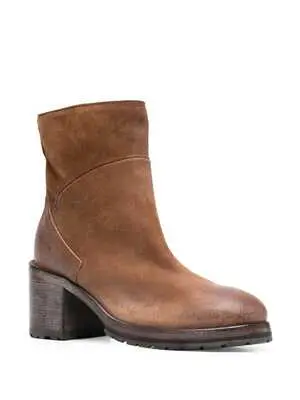 Moma 70mm Leather Ankle Boots