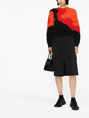 Alexander McQueen Colourblock Knit Jumper