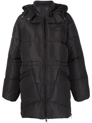 GANNI Oversized Tech Puffer Midi Jacket