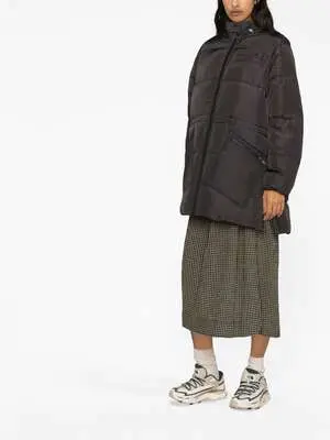GANNI Oversized Tech Puffer Midi Jacket