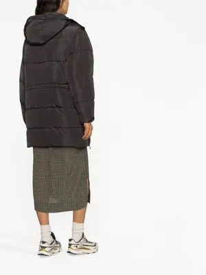 GANNI Oversized Tech Puffer Midi Jacket