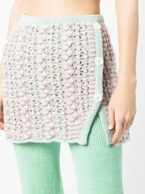 MARCO RAMBALDI Off-centre Knit Skirt
