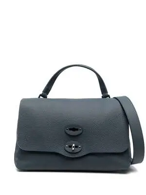 ZANELLATO Postina Flap Tote Bag - Blue