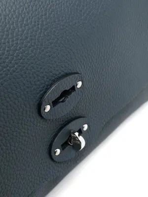 ZANELLATO Postina Flap Tote Bag - Blue