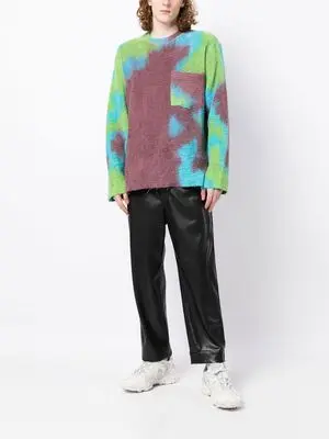 SONG FOR THE MUTE Abstract-pattern Print Jumper
