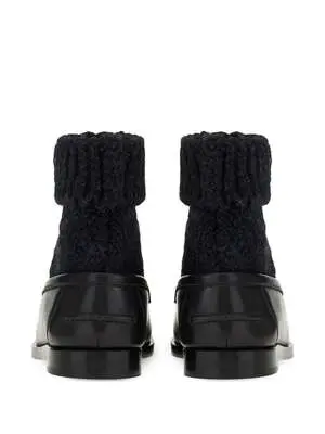 FERRAGAMO Vara Bow Sock Loafers