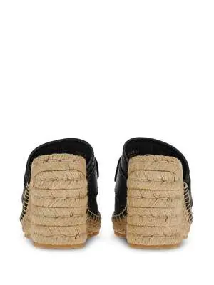 FERRAGAMO Logo-plaque Espadrille Wedges