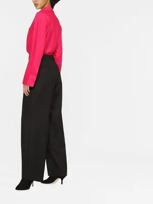 Filippa K Darcey Wool Palazzo Trousers - Black