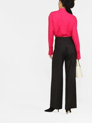 Filippa K Darcey Wool Palazzo Trousers - Black