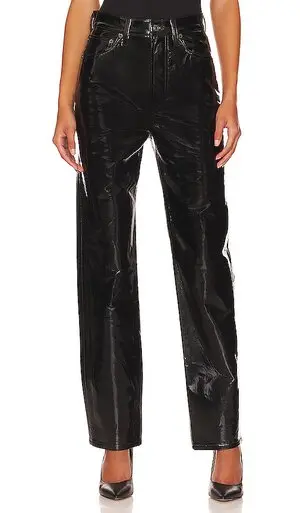 Women's Recycled Leather Trousers
