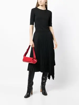 JIL SANDER Round Neck T-shirt - Black