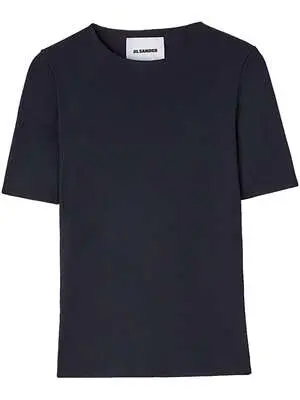 JIL SANDER Crew Neck Short-sleeved T-shirt - Blue