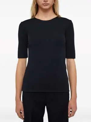 JIL SANDER Crew Neck Short-sleeved T-shirt - Blue