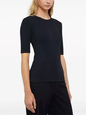 JIL SANDER Crew Neck Short-sleeved T-shirt - Blue