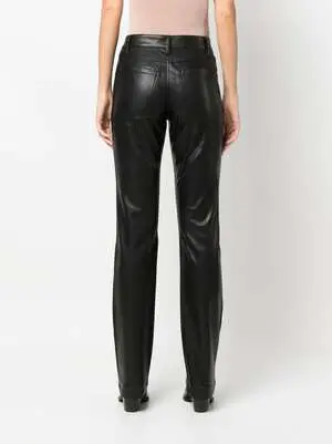 MISBHV Faux-leather Trousers