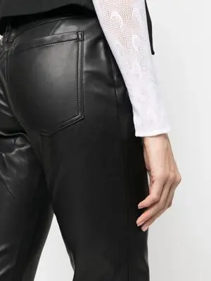 MISBHV Faux-leather Trousers