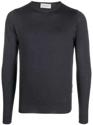 John Smedley Lundy Crew Neck Jumper - Grey