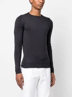 John Smedley Lundy Crew Neck Jumper - Grey