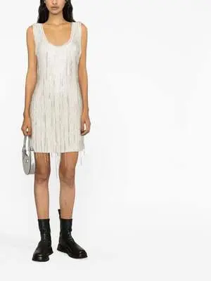 Philosophy Di Lorenzo Serafini Crystal-embellished Mini Dress - White