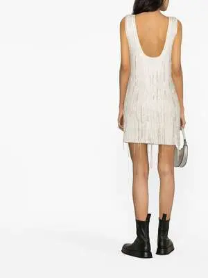Philosophy Di Lorenzo Serafini Crystal-embellished Mini Dress - White
