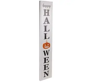 NORTHLIGHT 31.5' Metal Happy Halloween Wall Sig N - One-color