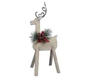 YOUNG'S INC. Young's Wood Christmas Reindeer