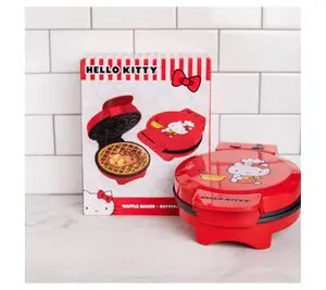 UNCANNY BRANDS Red Hello Kitty Waffle Maker
