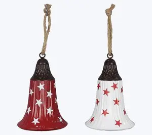 YOUNG'S INC. Young's Metal Tabletop/hanging Bell, Set Of 2 - One-color