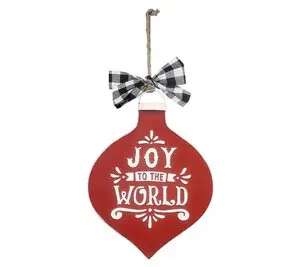 YOUNG'S INC. Young's Metal Ornament Shaped Wall Sign - One-color