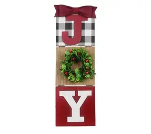 YOUNG'S INC. Young's Wood Christmas Joy Wall Sign - One-color