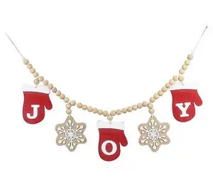 YOUNG'S INC. Young's Christmas Joy Garland On Blessing Beads - One-color