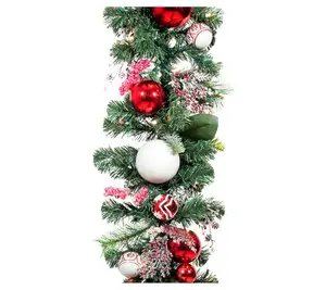 VILLAGE LIGHTING CO. Village Lighting 9' Pre-lit Led Garland Nordi C - One-color
