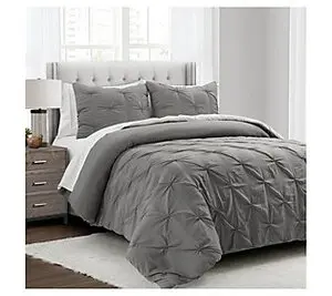LUSH DECOR Ravello Pintuck Comforter With Sheet Set 7-pc King - One-color