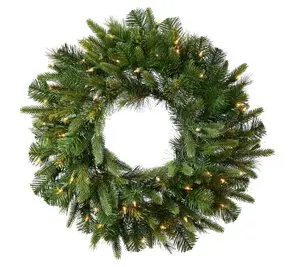 VICKERMAN 24' Cashmere Wreath Led By