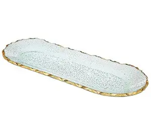 GODINGER Harper Oval Serving Tray - One-color