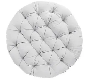 SORRA HOME Indoor Angel Snow Round Papasan Cush Ion - One-color