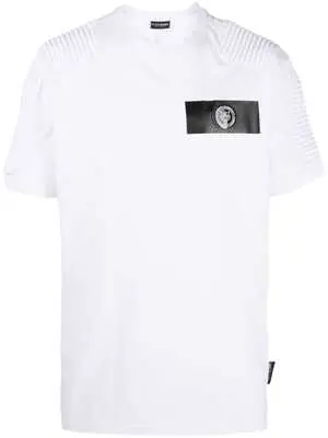 PLEIN SPORT Logo-patch Short-sleeve T-shirt - White