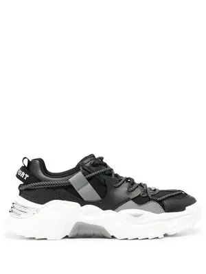 PLEIN SPORT Panelled Runner Sneakers - Black