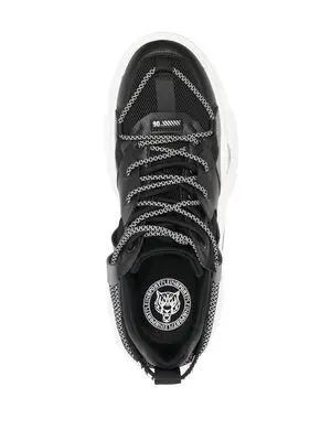 PLEIN SPORT Panelled Runner Sneakers - Black