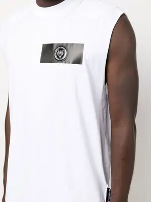 PLEIN SPORT Logo-patch Short-sleeve T-shirt - White
