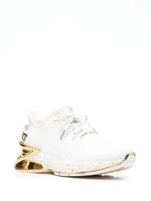 PLEIN SPORT Thunder Force Lace-up Sneakers - White