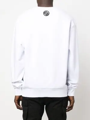 PLEIN SPORT Tiger-head Logo-print Sweatshirt