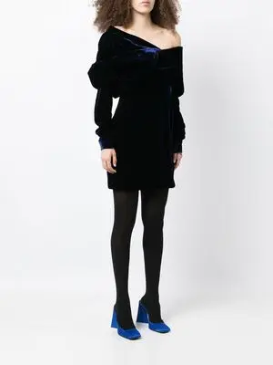 TOM FORD Ruched-detailing Velvet Minidress